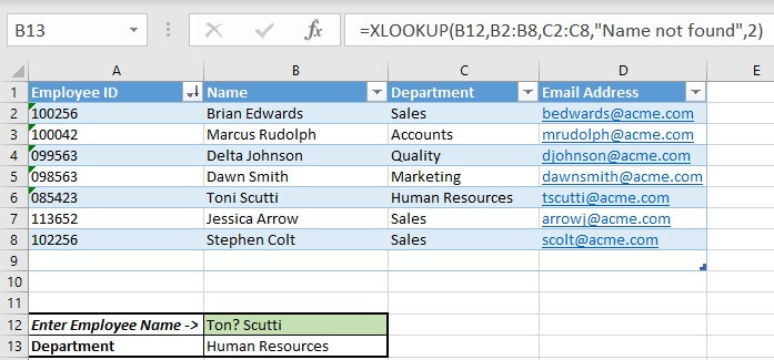XLOOKUP in Excel: A Beginner's Guide | GoSkills
