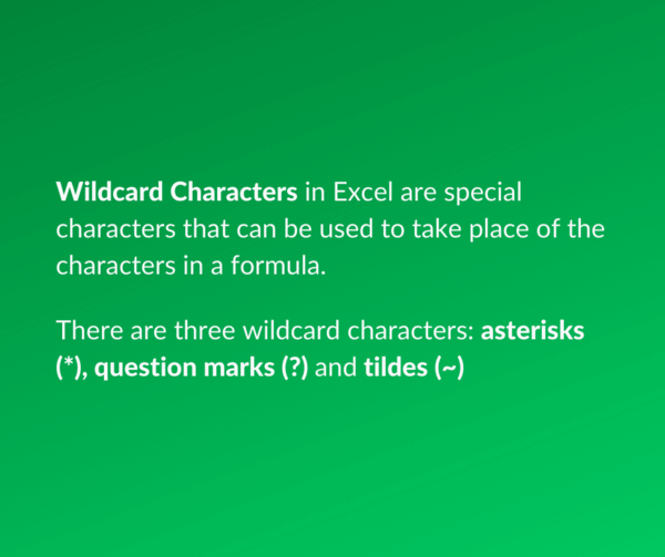 How To Use Wildcard Characters In Excel GoSkills