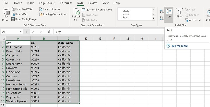 How to Sort in Excel | GoSkills