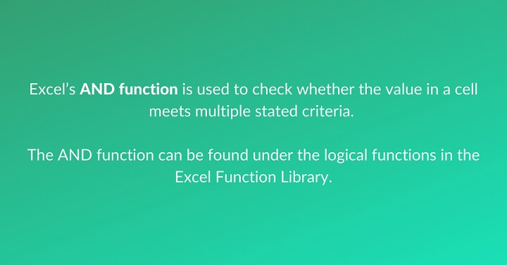 The Excel AND Function | GoSkills