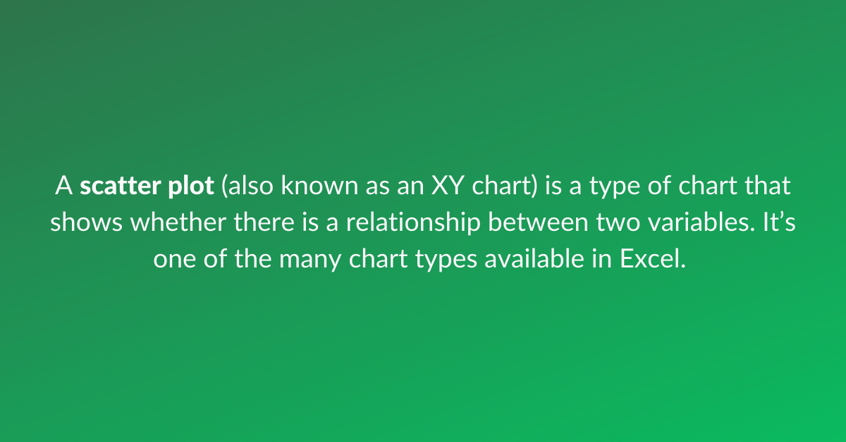 How To Make A Scatter Plot In Excel GoSkills